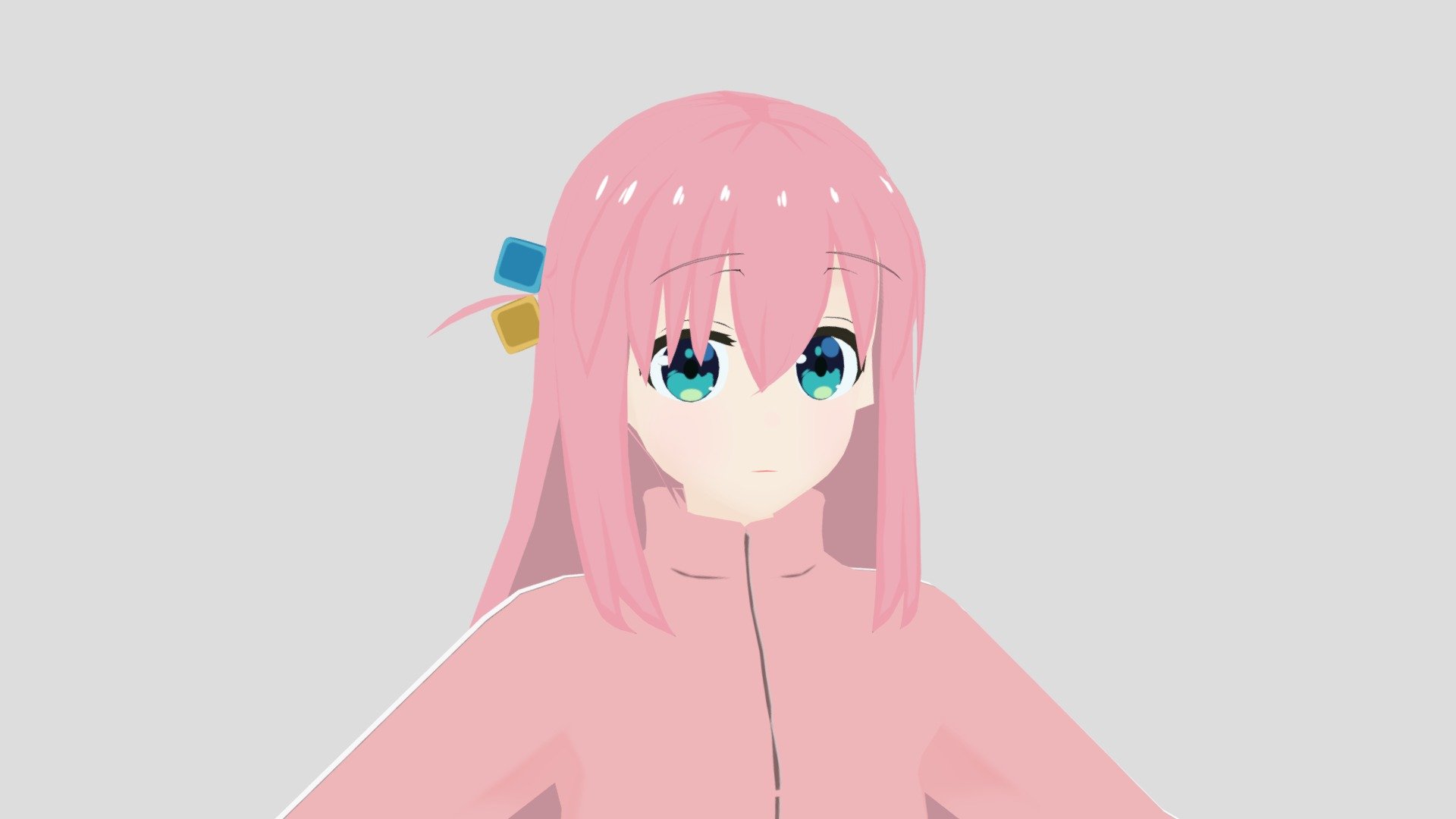 《孤独摇滚》 後藤一里 吉他英雄 Gotō Hitori 後藤ひとり - Download Free 3D model by sjzh.hua ...