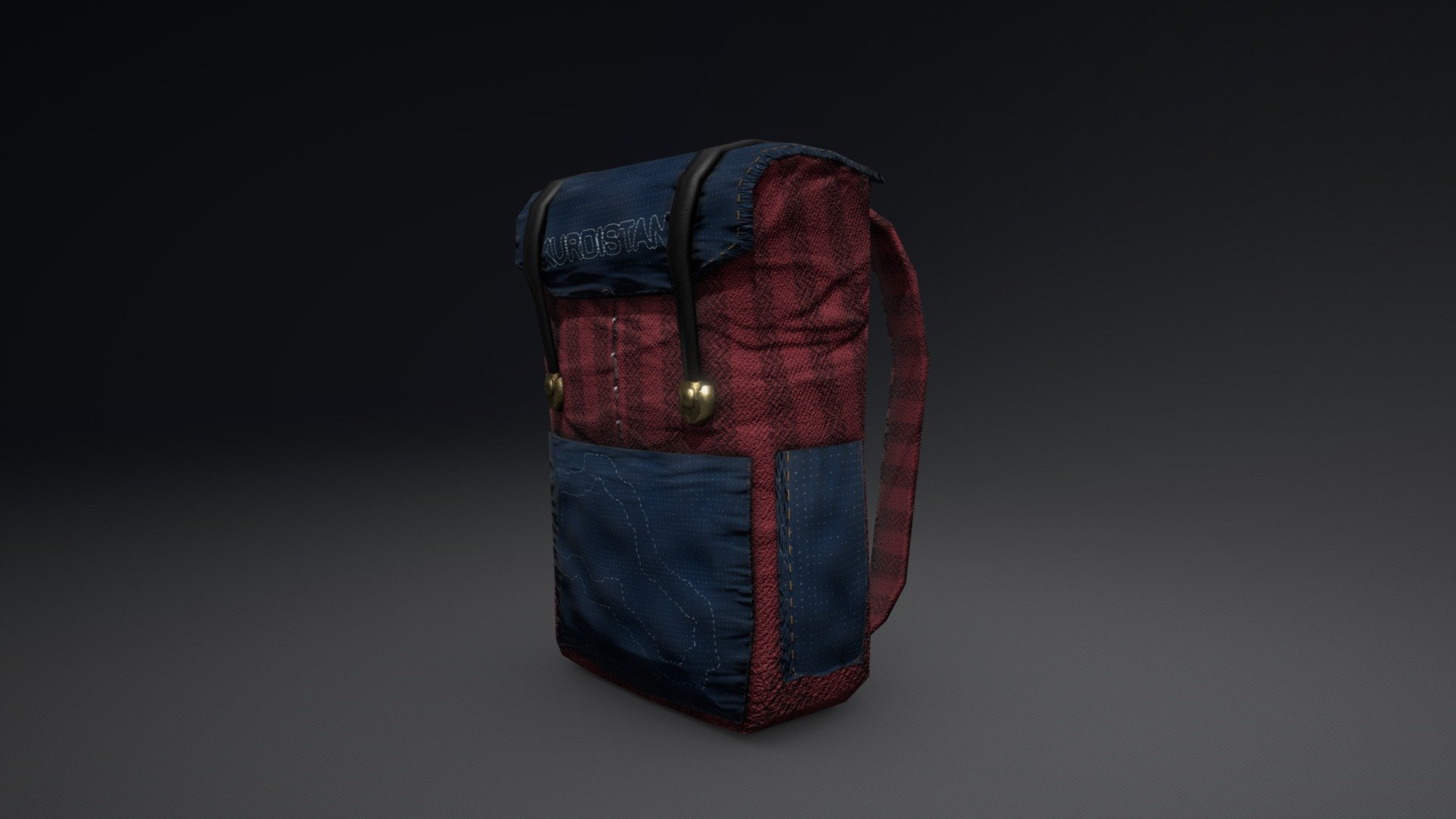 Backpack - Low Poly PBR [2 of 2] - 3D model by RETROSPEC (@retro.spec ...