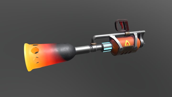 Flamethrower 3D models - Sketchfab