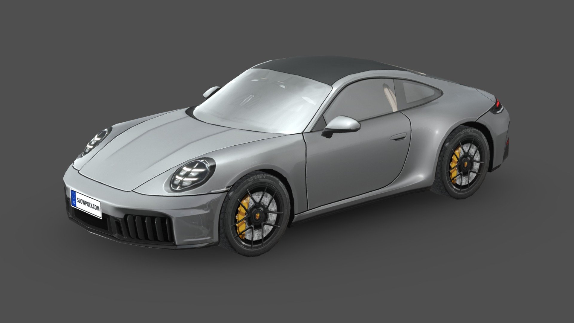 Porsche 911 Carrera GTS 2025 - 3D model by slowpoly [7f70e56] - Sketchfab