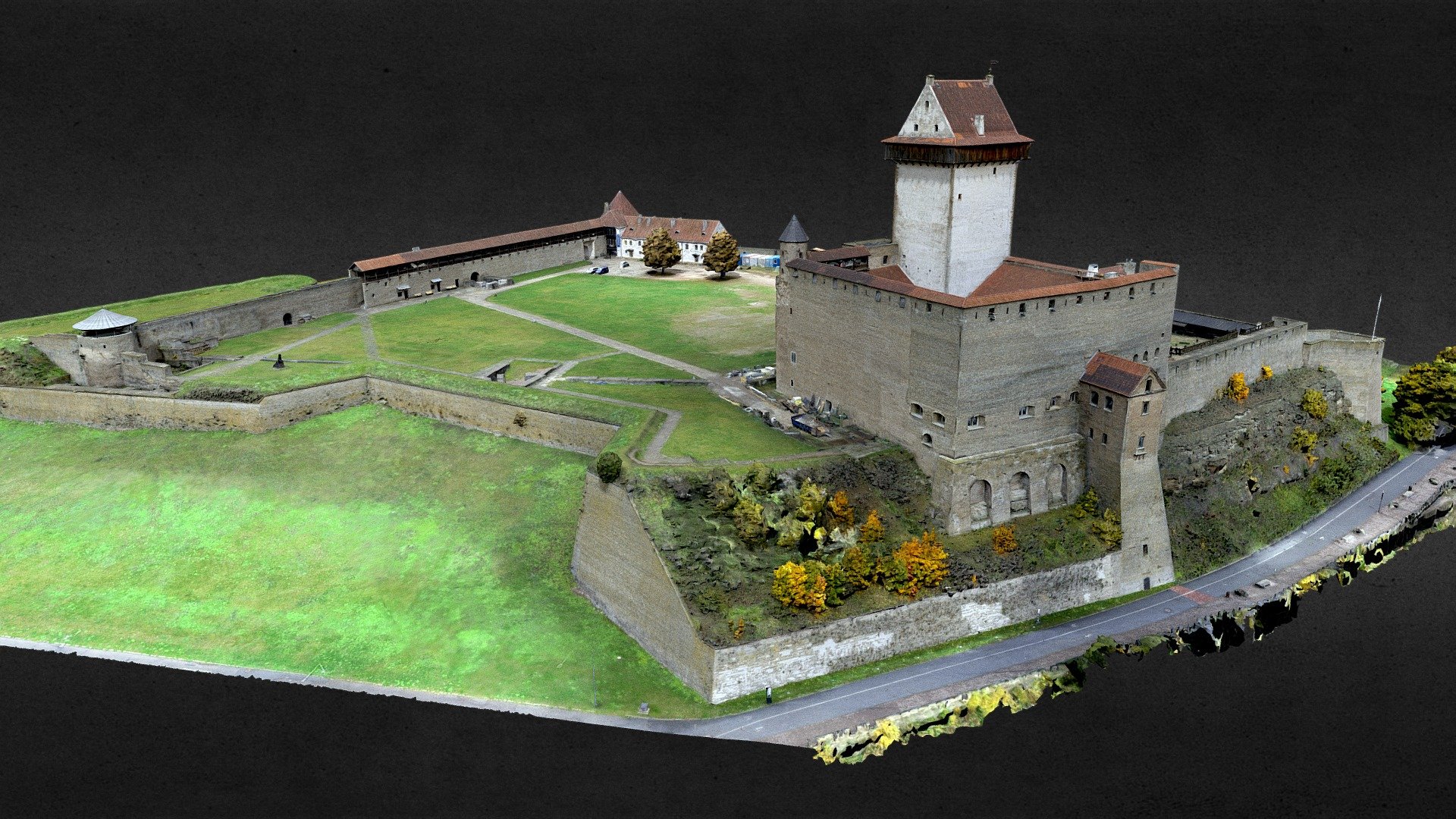 Hermannsfeste / Narva linnus / Narva castle - 3D model by 3Di ...