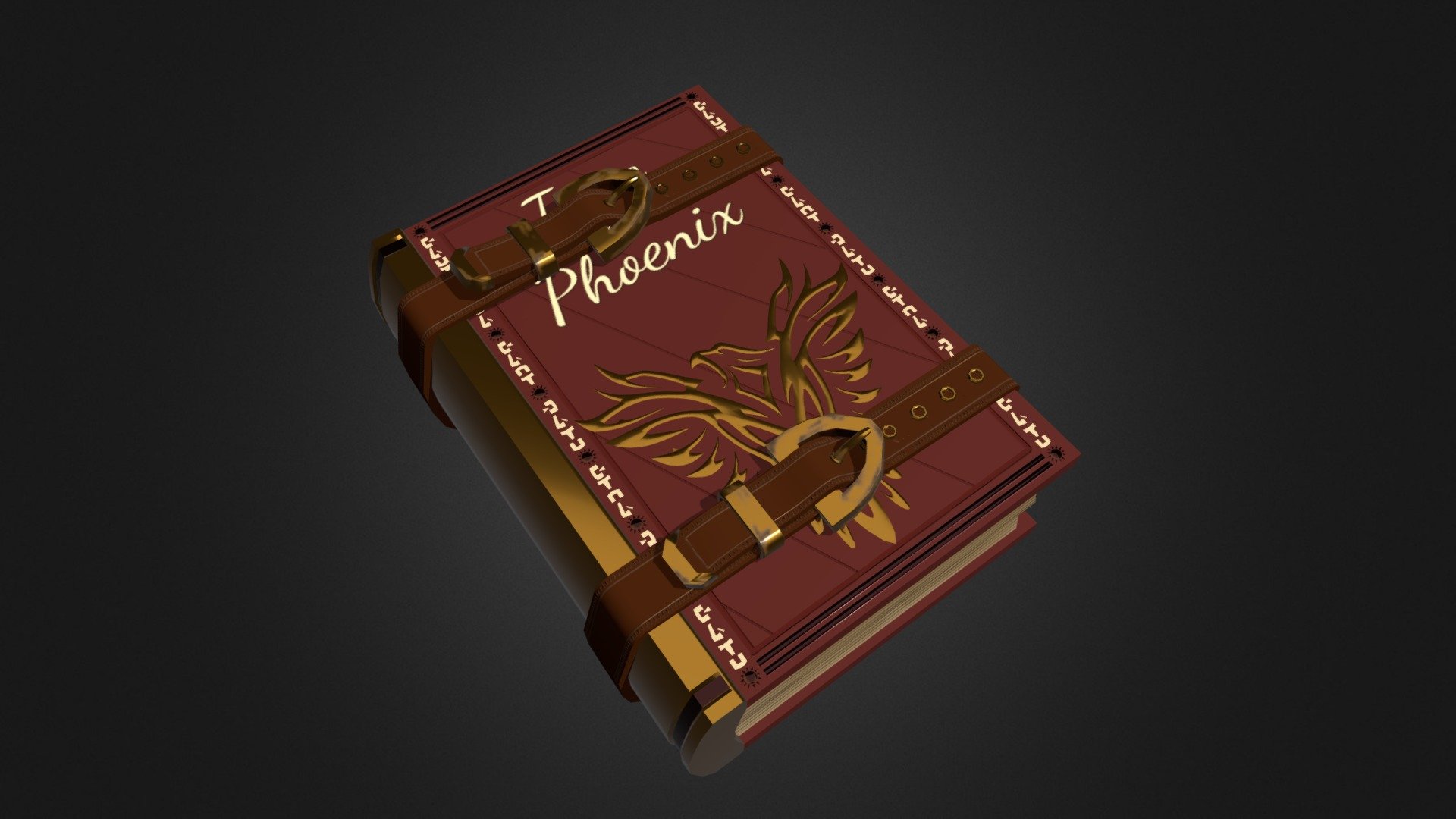 Tome of the Phoenix - 3D model by Maxwell Walton (@MaxwellWalton ...