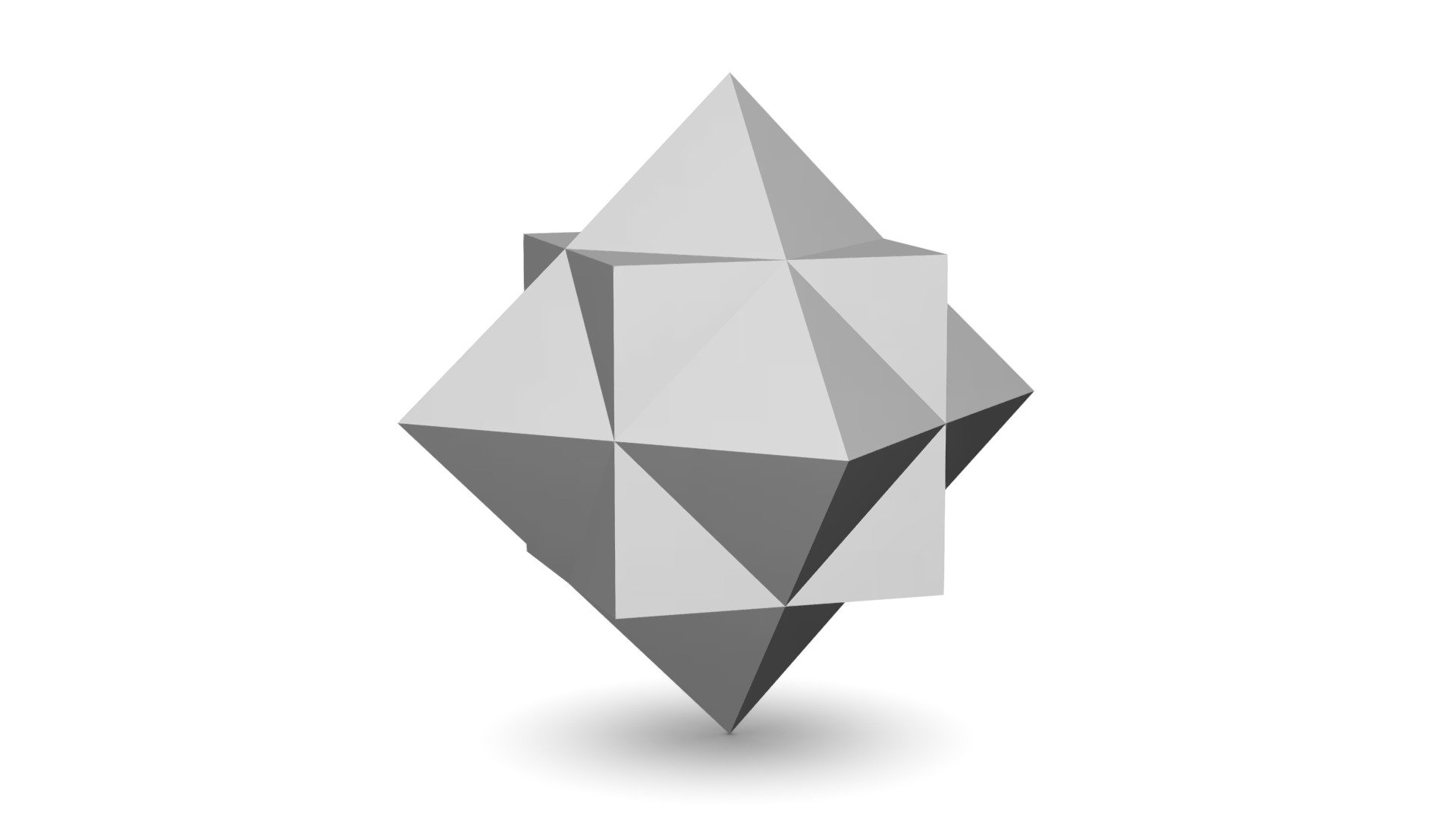 Stellated Cuboctahedron - 3D model by paperkawaii [7f74b8e] - Sketchfab