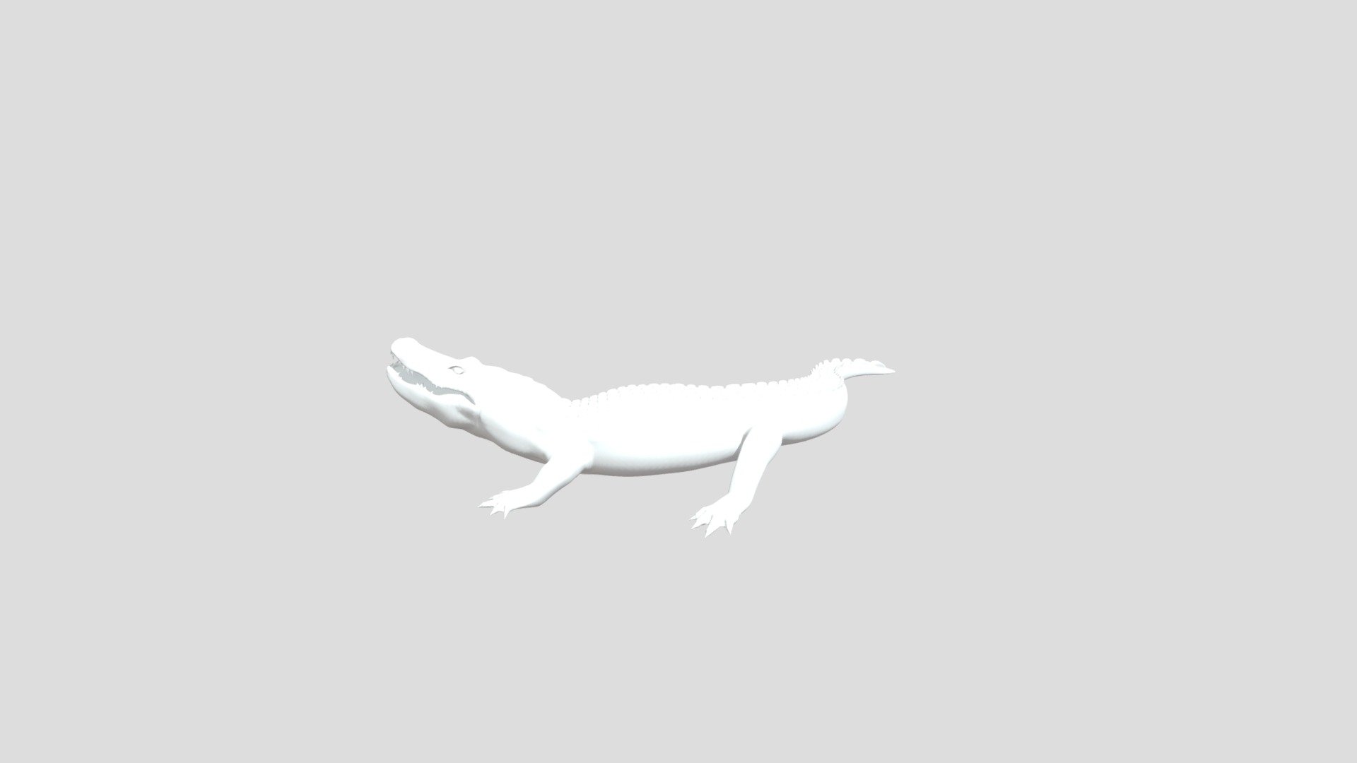 Alligator printable - 3D model by Agair.Gil [7f74f6a] - Sketchfab