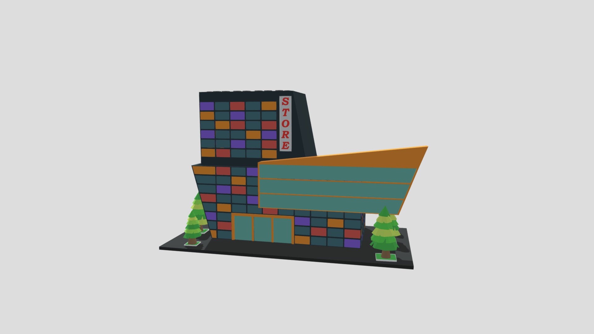 cartoon store 01 - Buy Royalty Free 3D model by jonocrescent1 [7f77bae ...