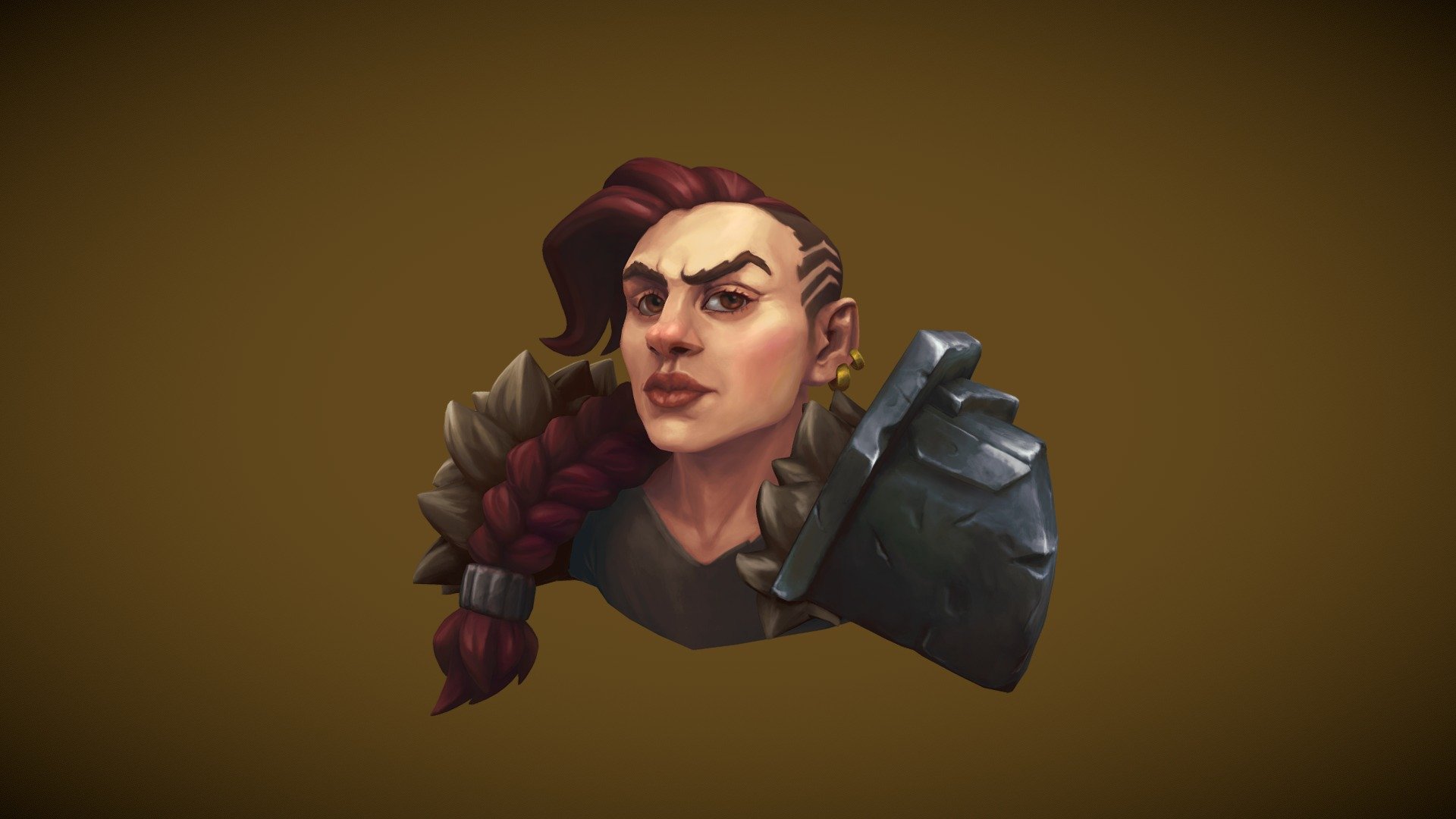 Warrior - 3D model by couchcommando [7f7842e] - Sketchfab