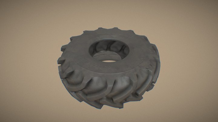 Tractor-tire 3D models - Sketchfab