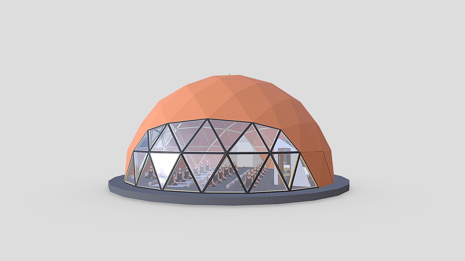 domo yoga (2) - 3D model by NatanaelDocampo (@BEASTDESIGN) [7f7d09d ...