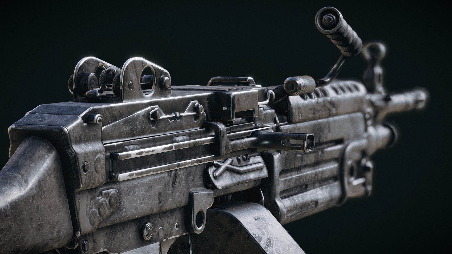M249 "SAW" (Classic) - 3D model by Orpind (@leondp) [7f7d3ce] - Sketchfab
