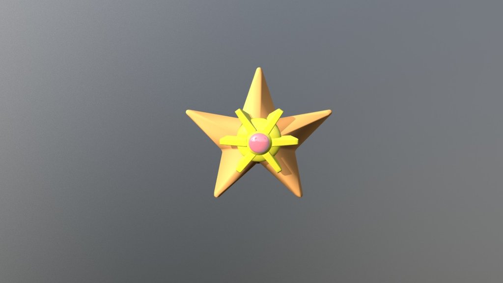 120 - Staryu - 3D model by Ricky (@iamricky) [7f7dc13] - Sketchfab