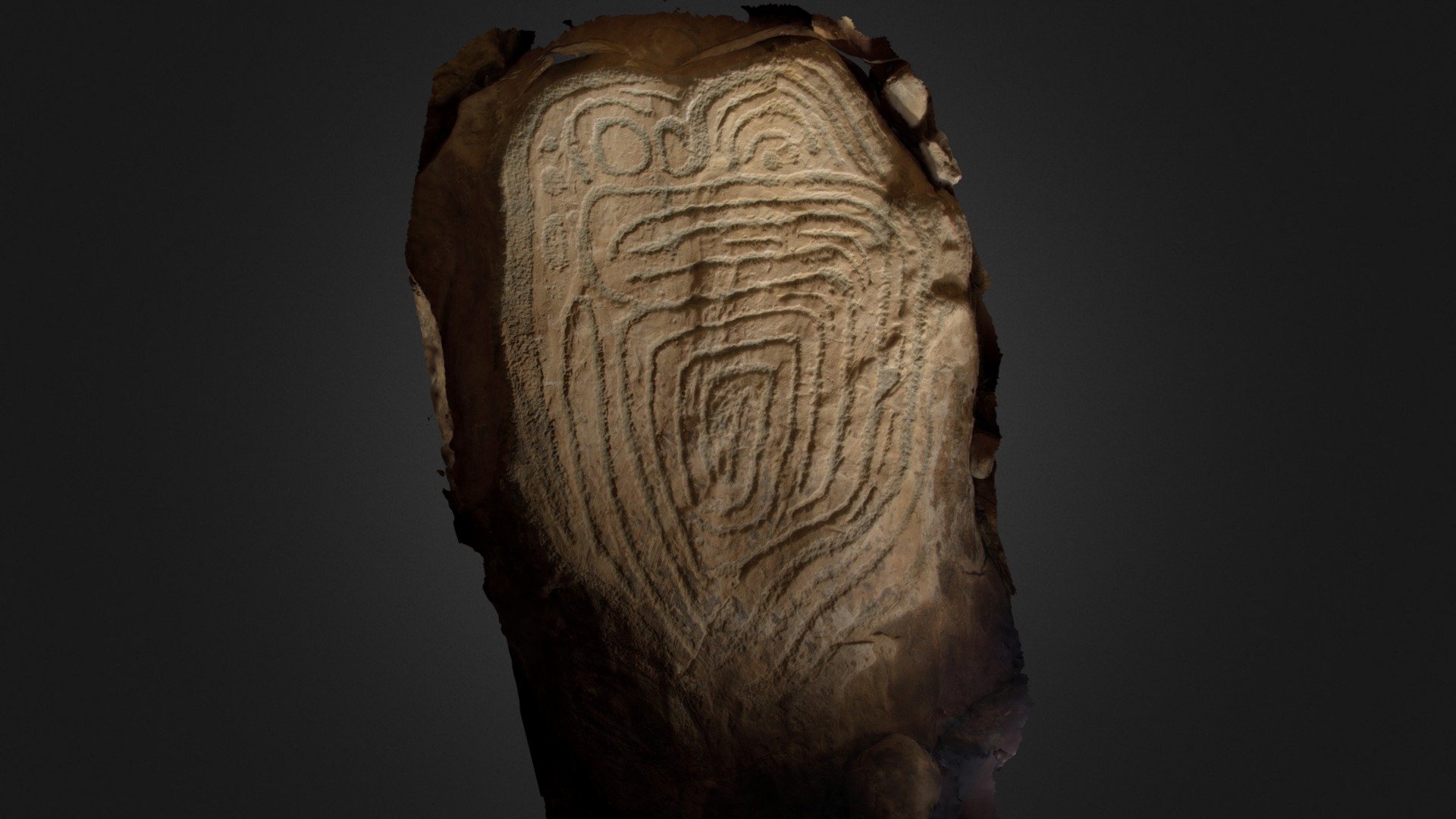 Knowth 'Guardian Stone' - 3D model by Shadows and Stone ...