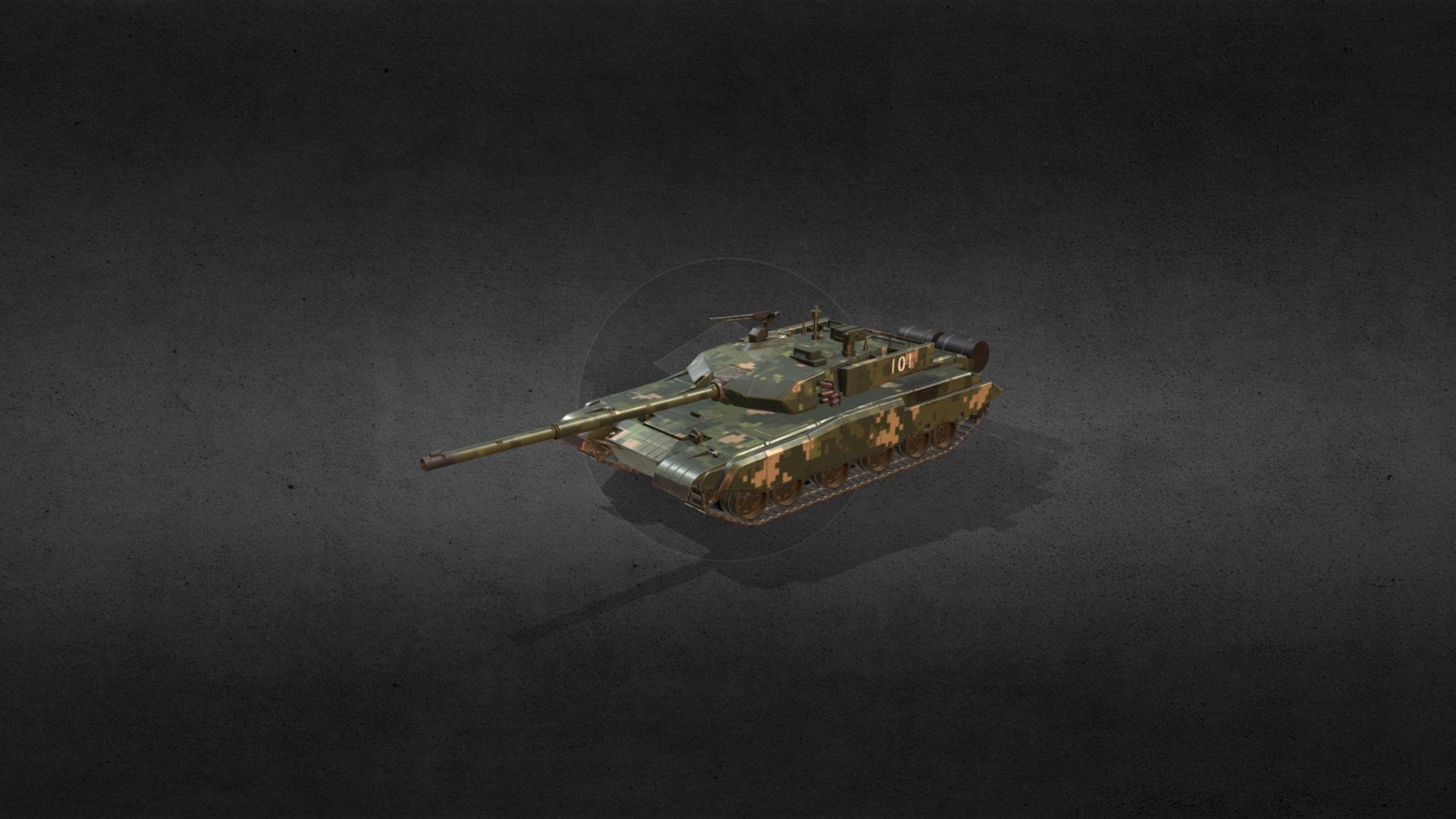 Type_99迷彩 - 3D model by winge (@xiewengang) [7f7dfa4] - Sketchfab