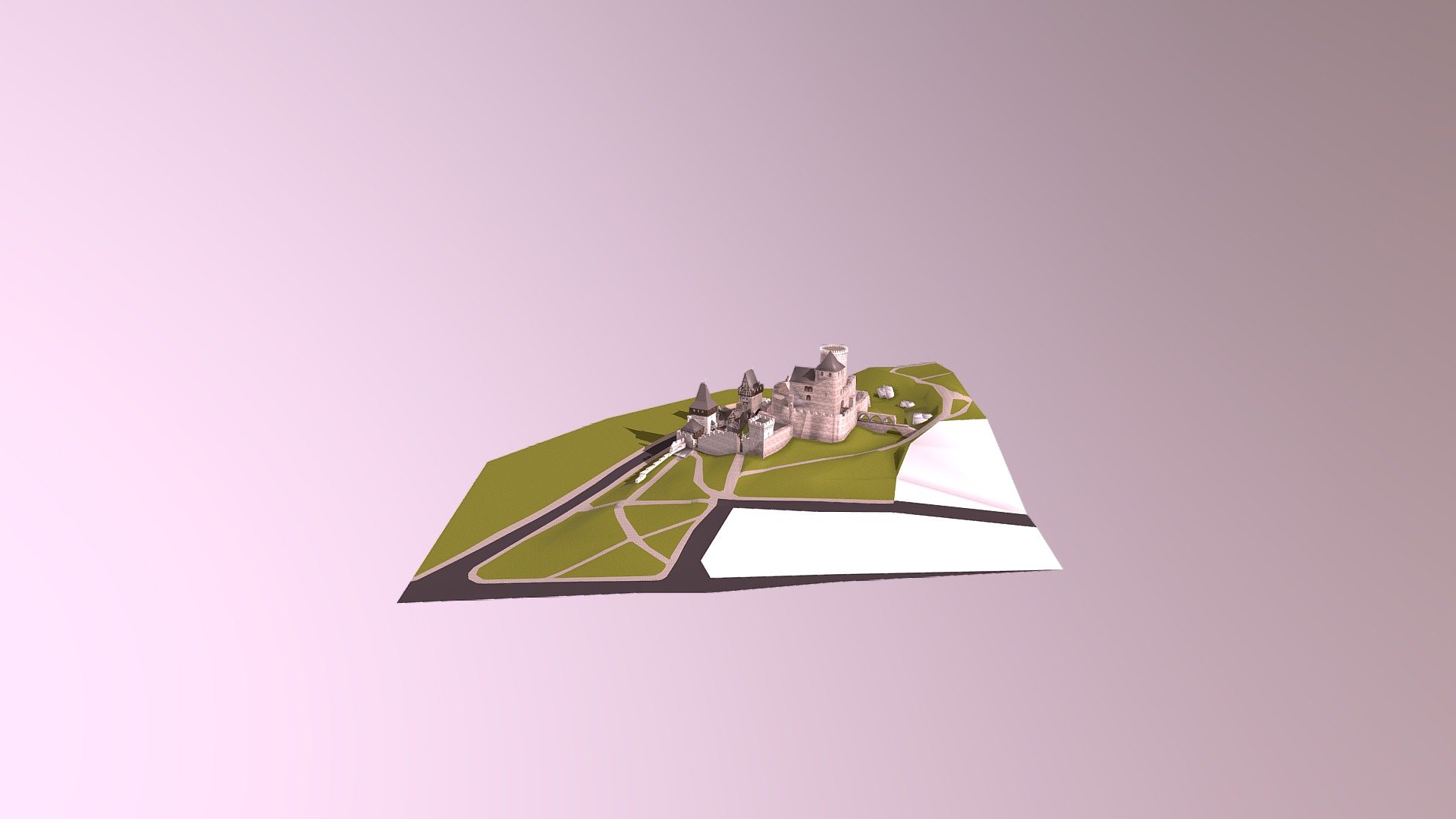 Zamek_O - 3D model by oszkandi [7f7f59e] - Sketchfab