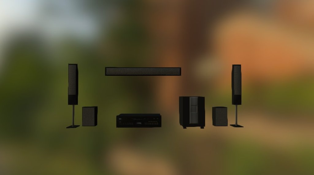 Audio System - Download Free 3D model by comphonia [7f81956] - Sketchfab