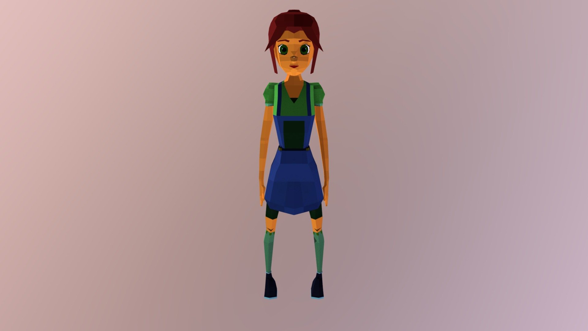 Waitress - 3D model by cterry7 [7f81d15] - Sketchfab