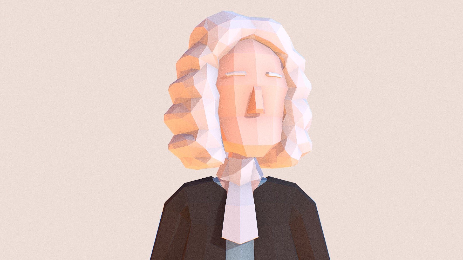 Isaac Newton | Akishaqs - 3D model by Aki (@Akishaqs) [7f834b4] - Sketchfab