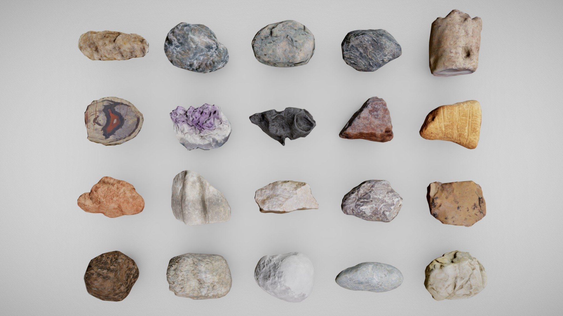 Lowpoly Rocks - 2 - Download Free 3D model by Loïc Norgeot ...