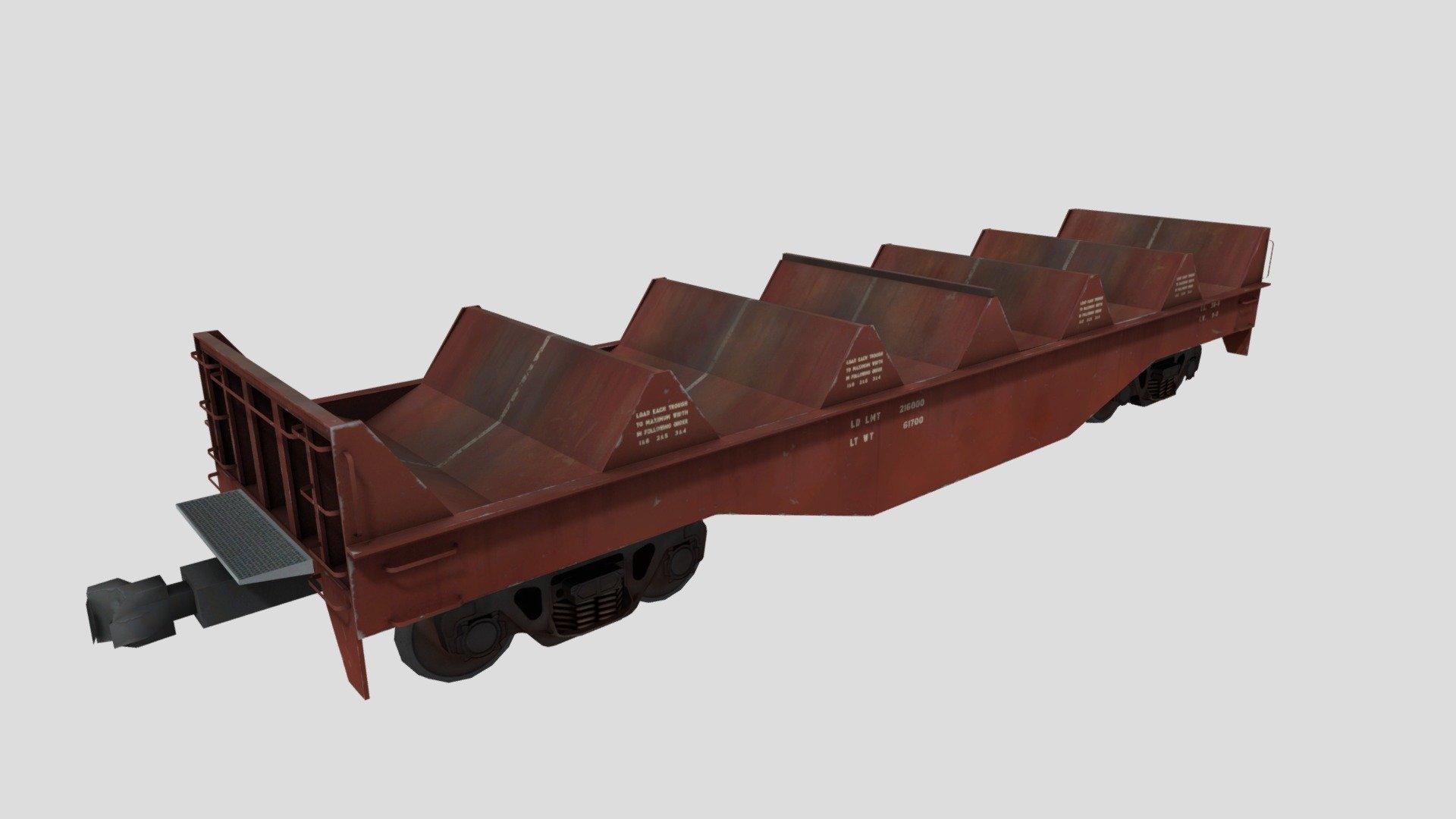 PRR G41 Steel Coil Car - 3D model by Superplunger (@penguin1018 ...