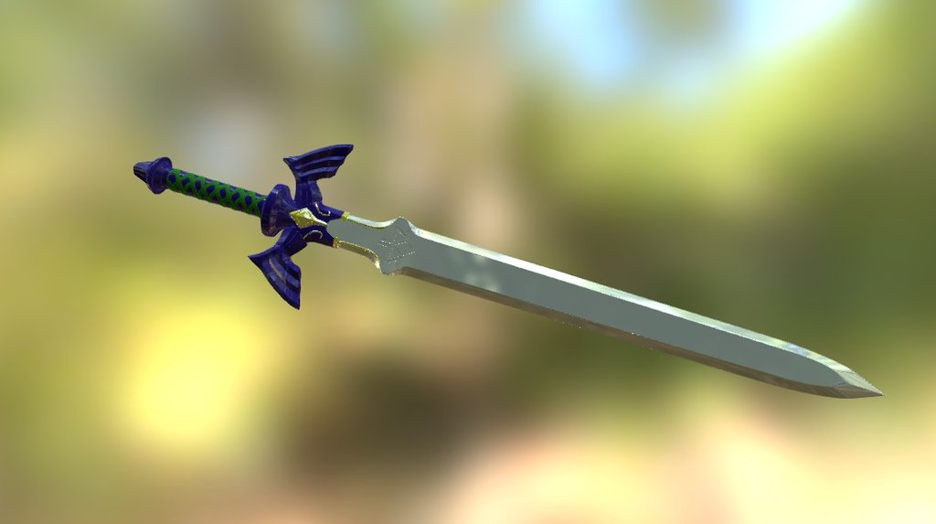 Master sword The Legen of Zelda - 3D model by Palurdas Arts ...