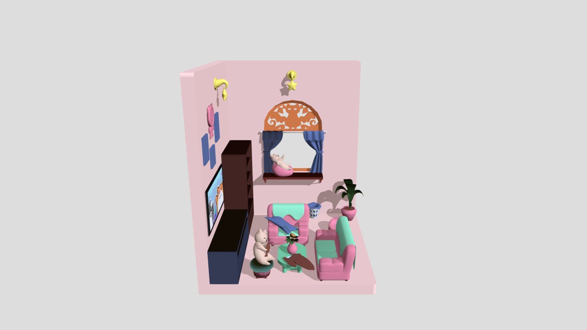 room - 3D model by tamntm [7f86fdd] - Sketchfab