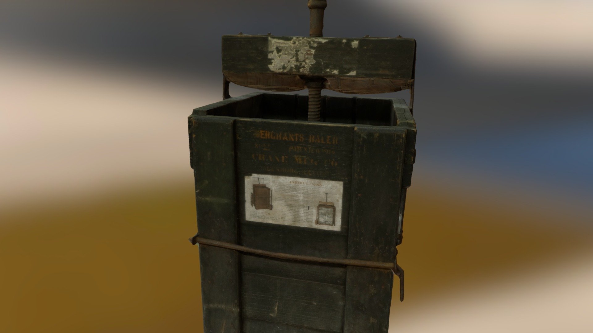Paper Baler with Instructions - 3D model by xanscan [7f87852] - Sketchfab