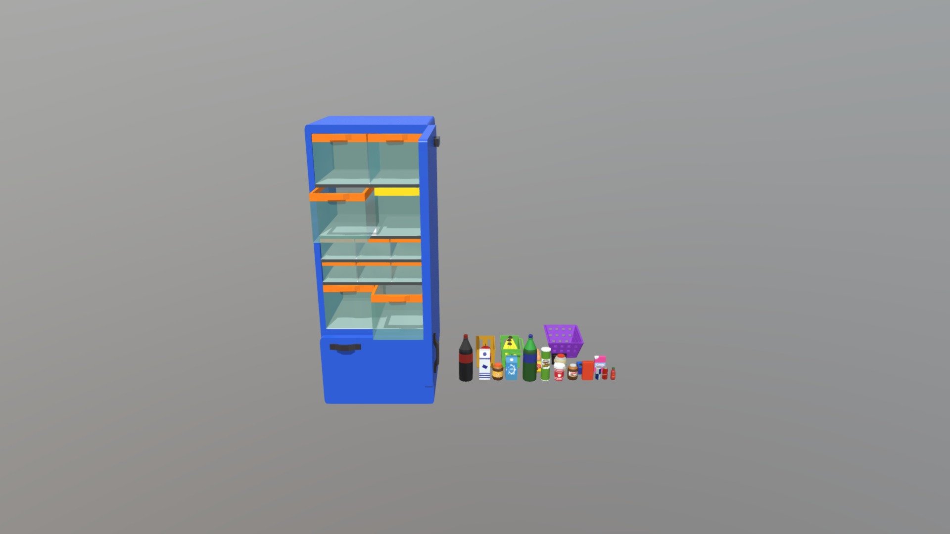 Fill The Fridge Game Asset - 3D model by Hilalshi [7f89b19] - Sketchfab