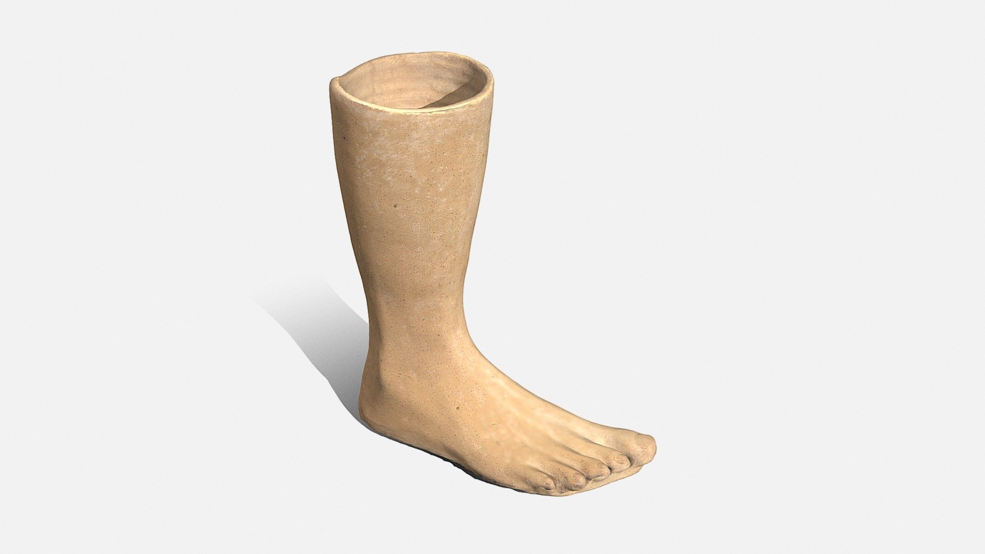 Ex-voto of right human leg (below the knee) - 3D model by BOCCF - Bank ...