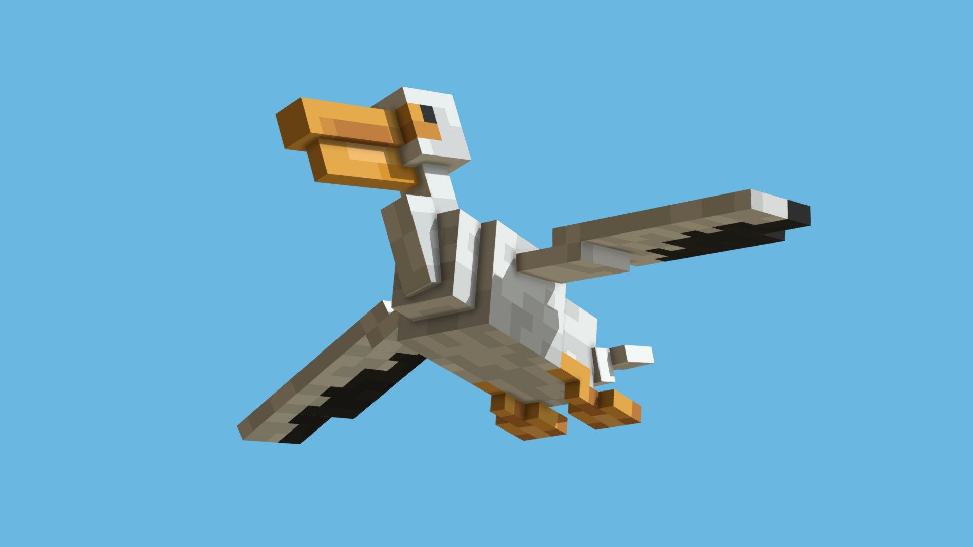Pelican - 3D model by jannisx11 (@jannisx11) [7f8ba27] - Sketchfab