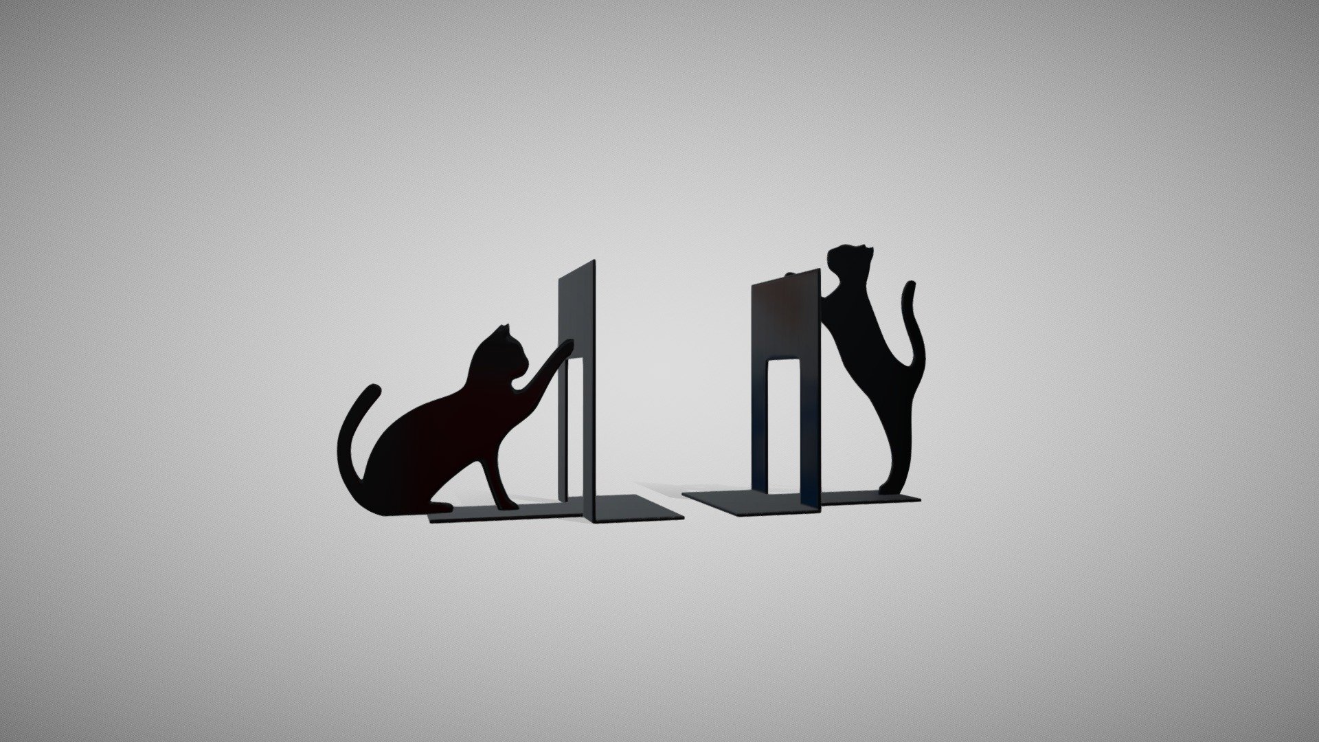 CATS BOOKENDS - Buy Royalty Free 3D model by FULLPIXEL ALCHEMIST ...
