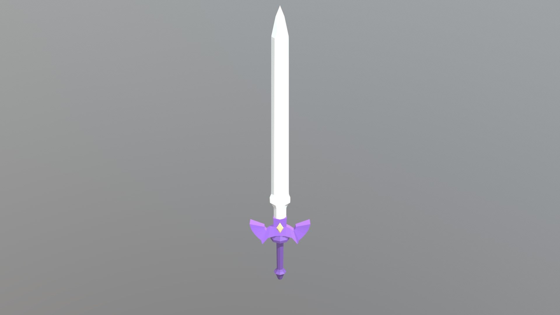 Master Sword Low Poly - 3D model by GalfordDWeiler [7f8ebe2] - Sketchfab