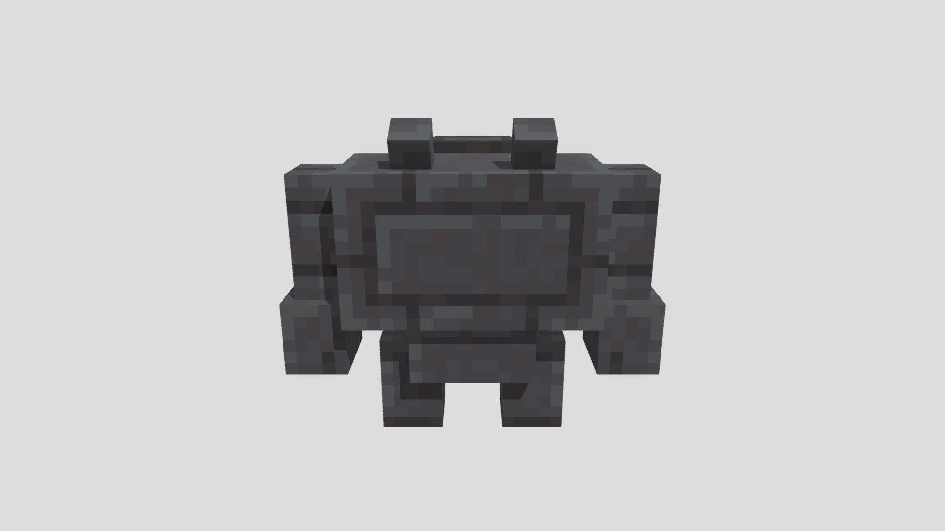 Netherite golem - 3D model by McKray Cook (@mckray.cook) [7f8f436 ...
