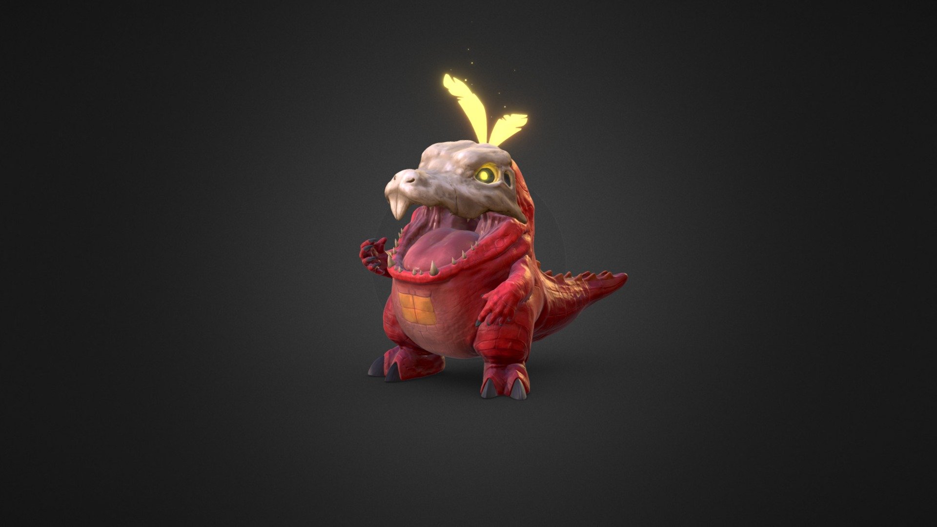 Fuecoco | Pokémon - 3D model by paul.thureau [7f901b7] - Sketchfab
