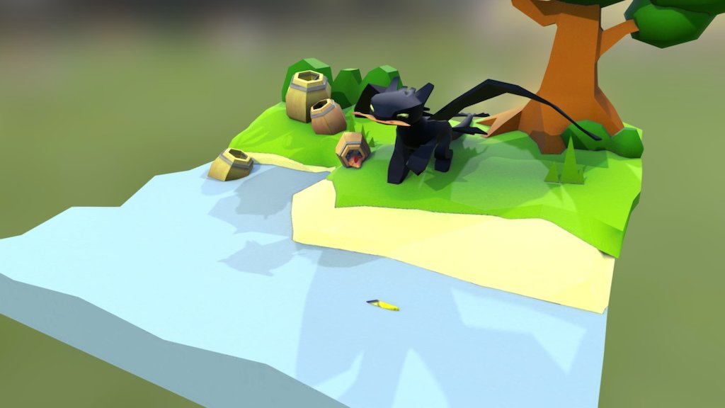 night fury - 3D model by fanny (@fannye331) [7f90d4e] - Sketchfab