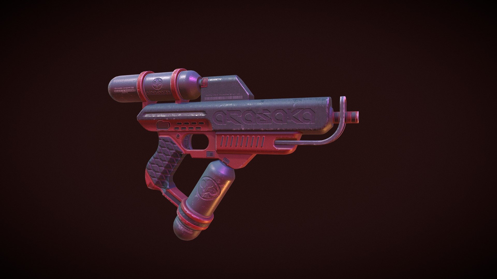 Gun - 3D model by Fireok [7f90ded] - Sketchfab