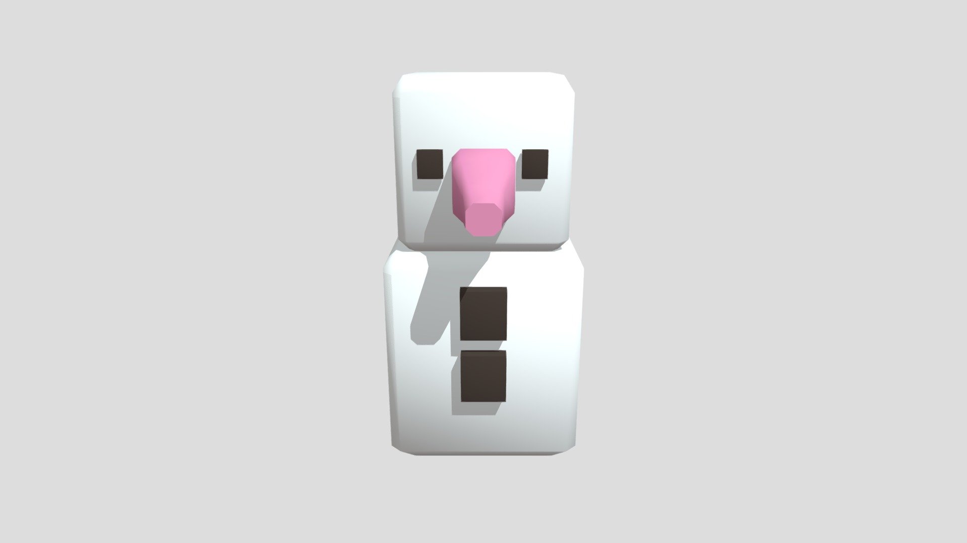 Decoration snow snowman Yeeps - Download Free 3D model by Moe The ...