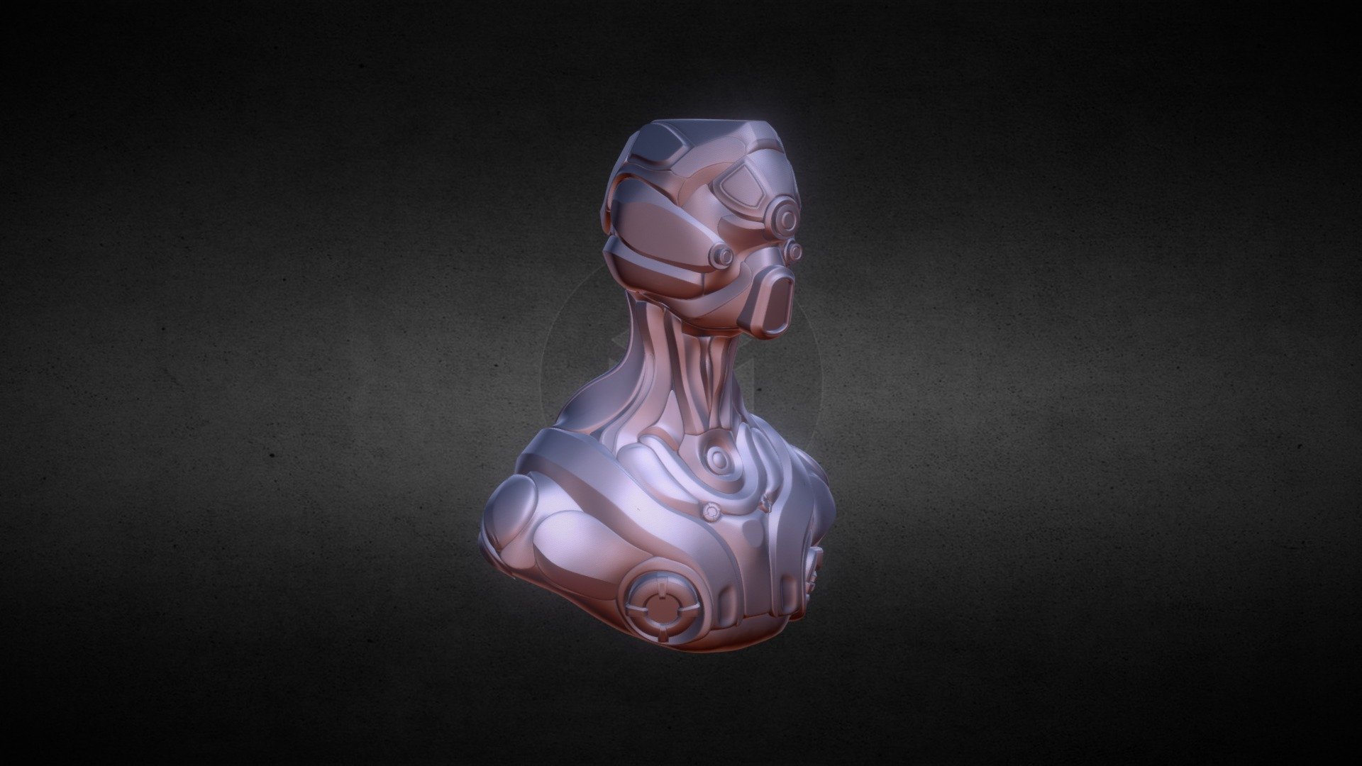 Robo Character Bust - 3D model by Ethaniel Baker (@AplicoDesign ...