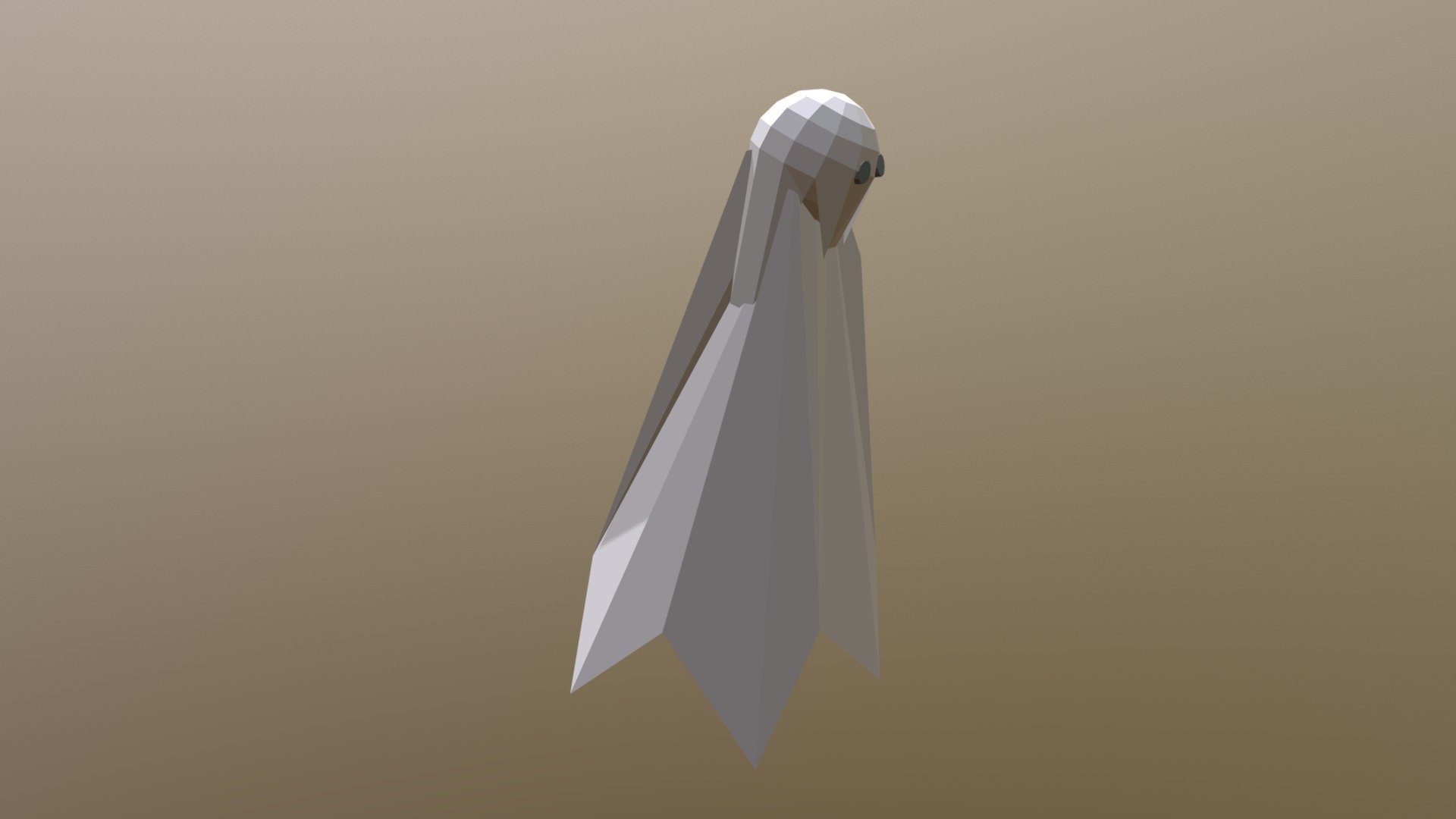 Low Poly Spooky Ghost - 3D model by CupOJoseph [7f93d5b] - Sketchfab