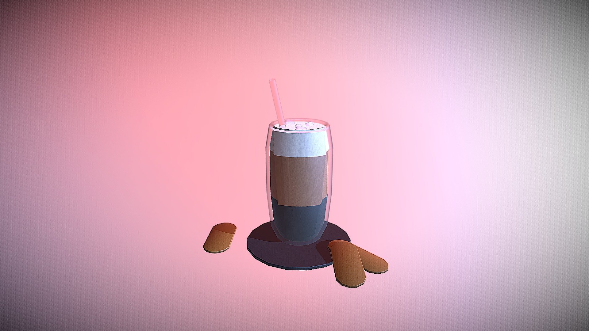 iced_coffee - Download Free 3D model by carismah [7f949fd] - Sketchfab