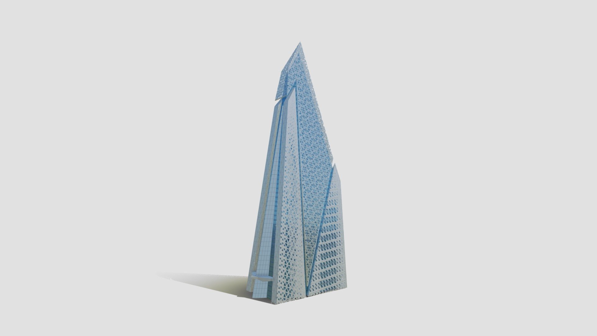 Al Mana tower - qatar doha - Buy Royalty Free 3D model by 1Quad (@1 ...