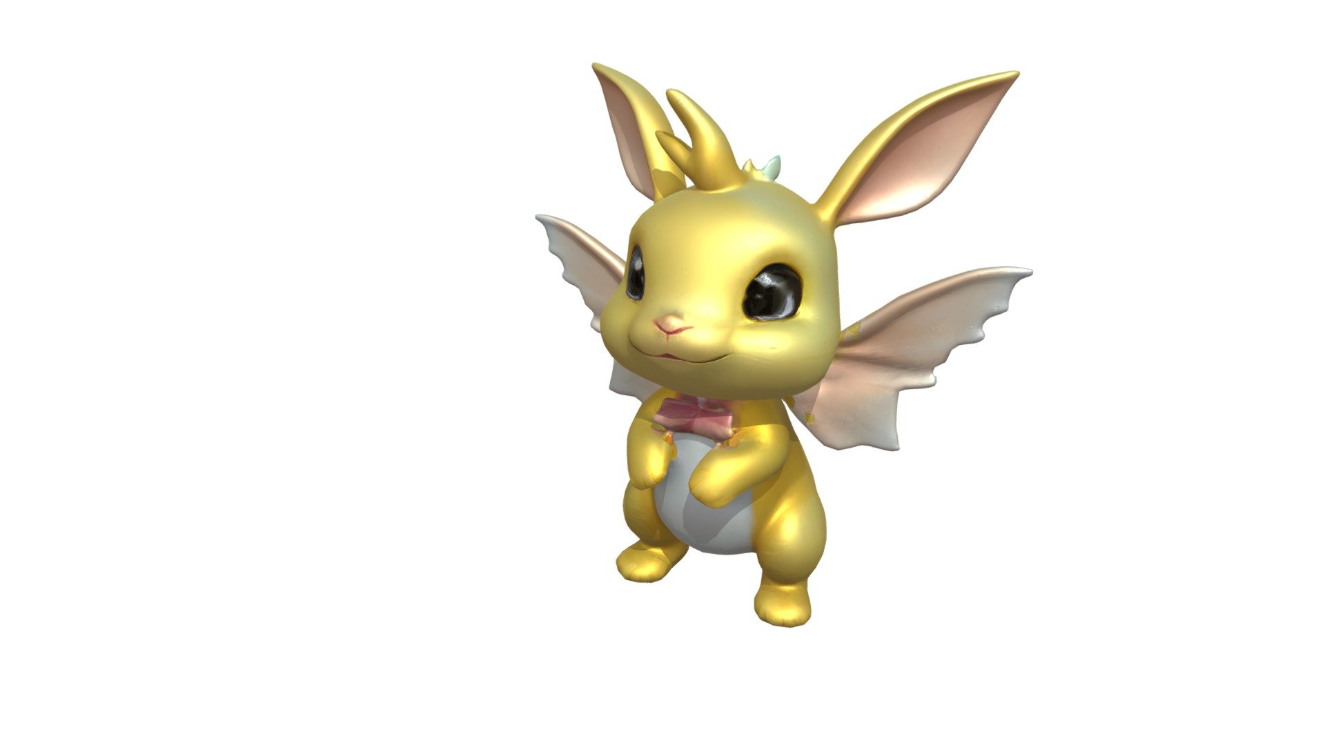 A Baby Bunny Dragon Fairy Call Pikapaka - 3D model by jorgebaby ...