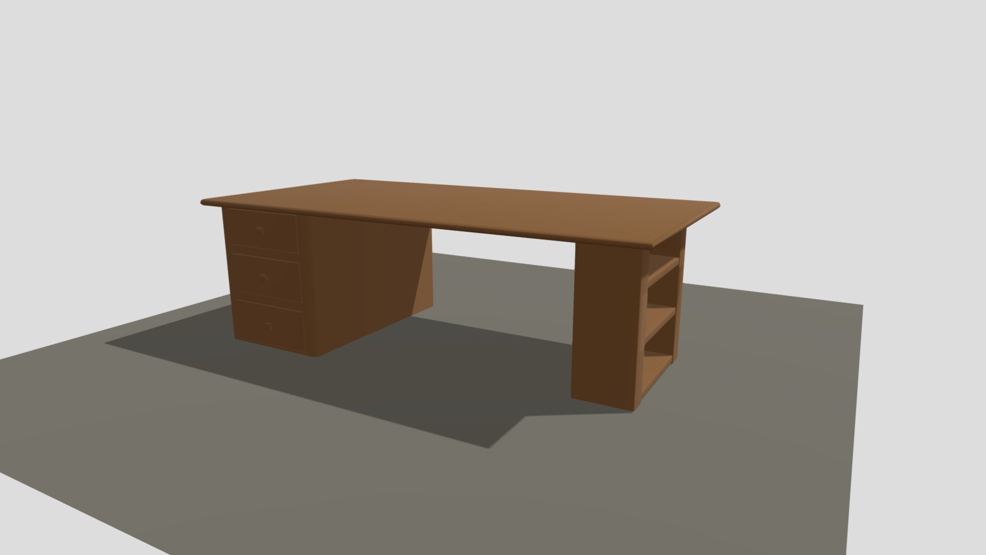 Low-poly Desk - Download Free 3D model by rzgryl33 [7f98428] - Sketchfab