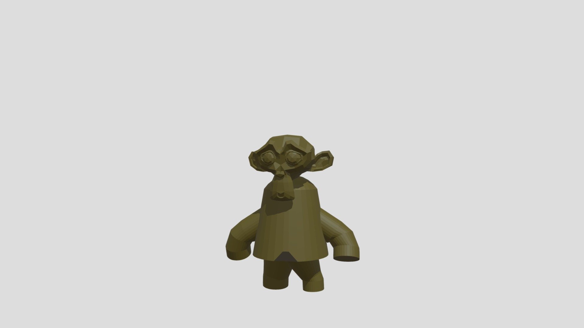 Małpa (Monkey). - Download Free 3D model by piterek21 [7f9a026] - Sketchfab