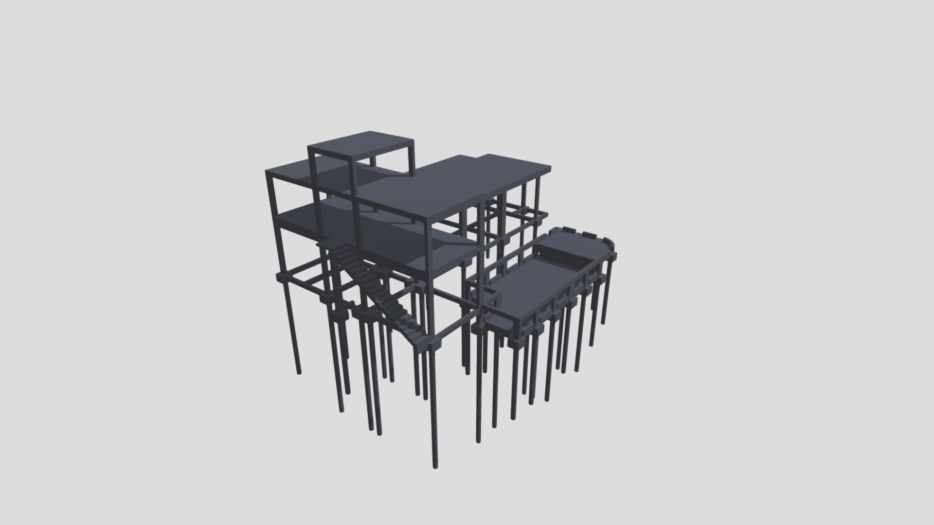 Área De Lazer - AP - 3D model by BELU Engenharia (@belu.engenharia ...