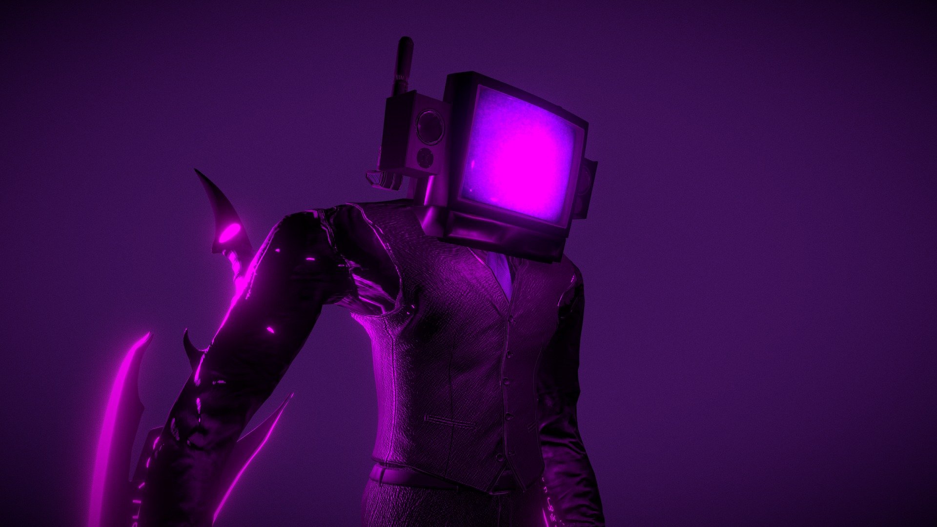 Energyzed TVman - Download Free 3D model by UTSM 3.0 (@tsm3.0_Legit ...