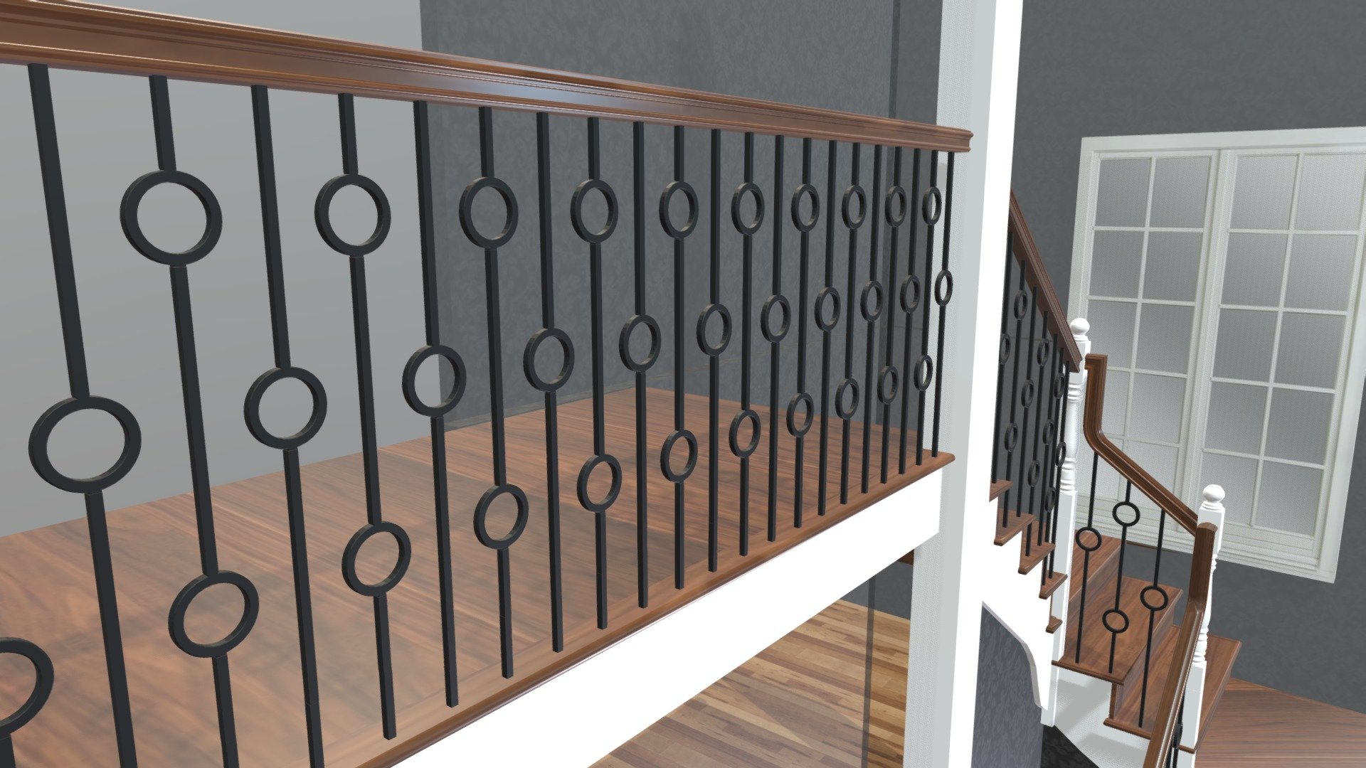 Project Demo With Railing - 3D model by ArtisticStairs [7f9f72a ...