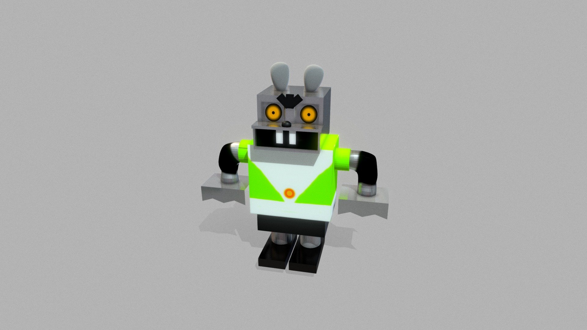 robot hare - 3D model by vremya idet (@sasastarov30058) [7fa1f97 ...