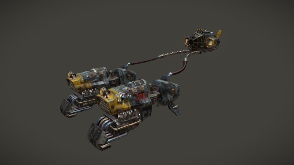 Pod Racer - 3D model by dunkel_kind [7fa2a10] - Sketchfab