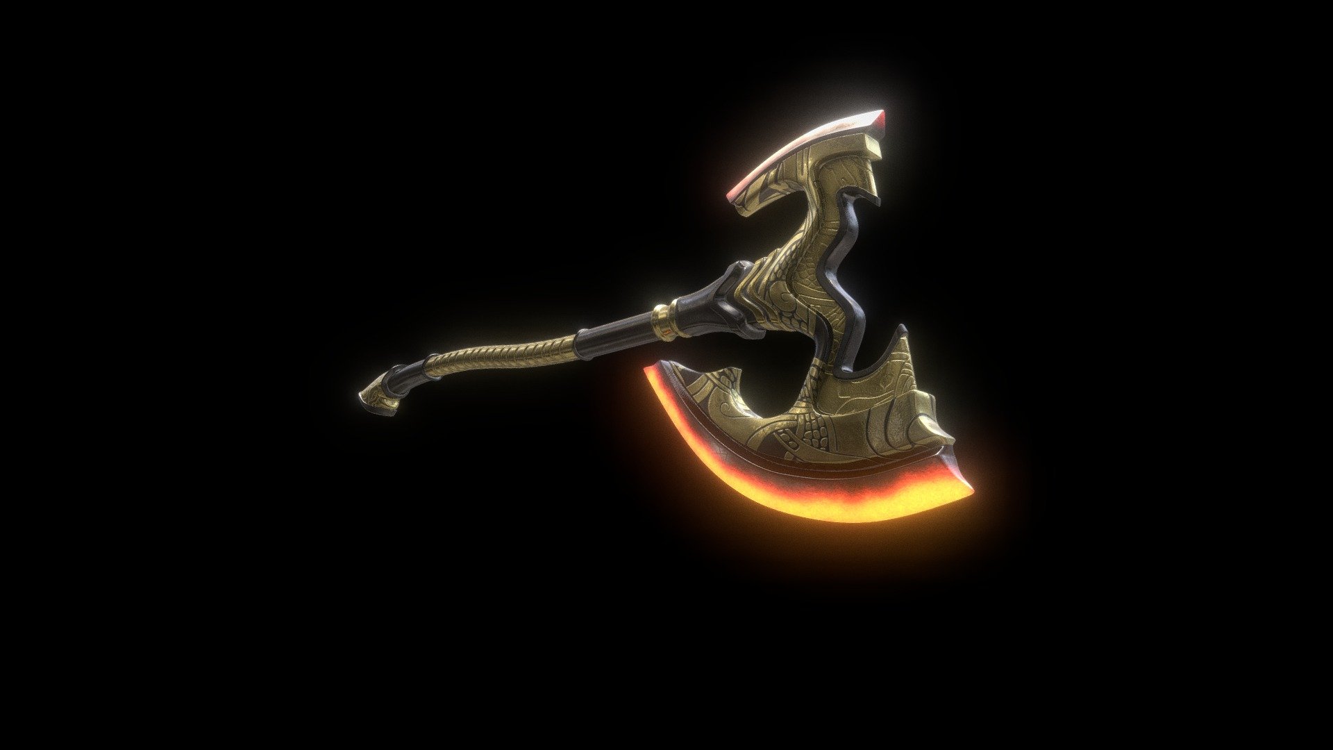 Fantasy Axe - 3D model by heaven1999 [7fa3ef7] - Sketchfab