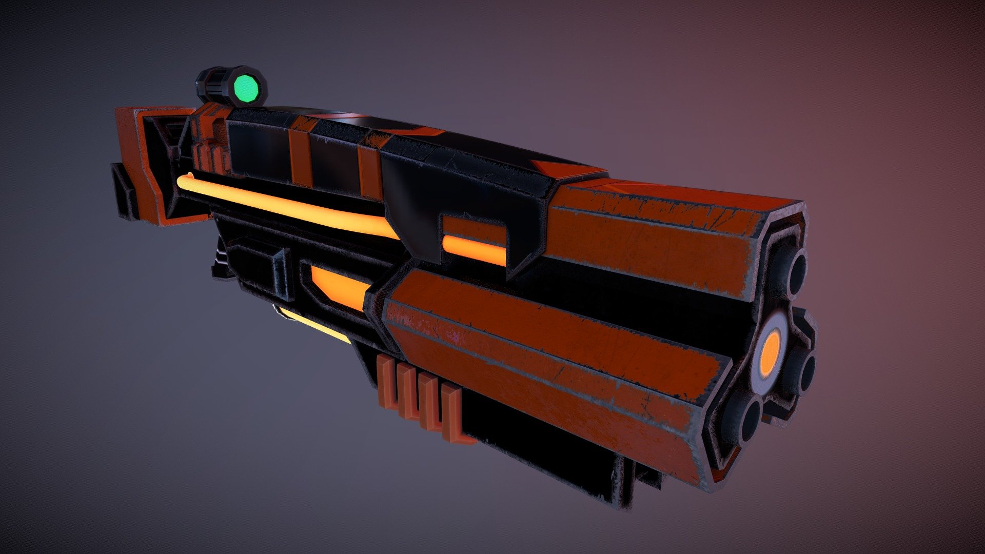 Si-Fi Gun - 3D model by Laserall123 [7fa6e95] - Sketchfab