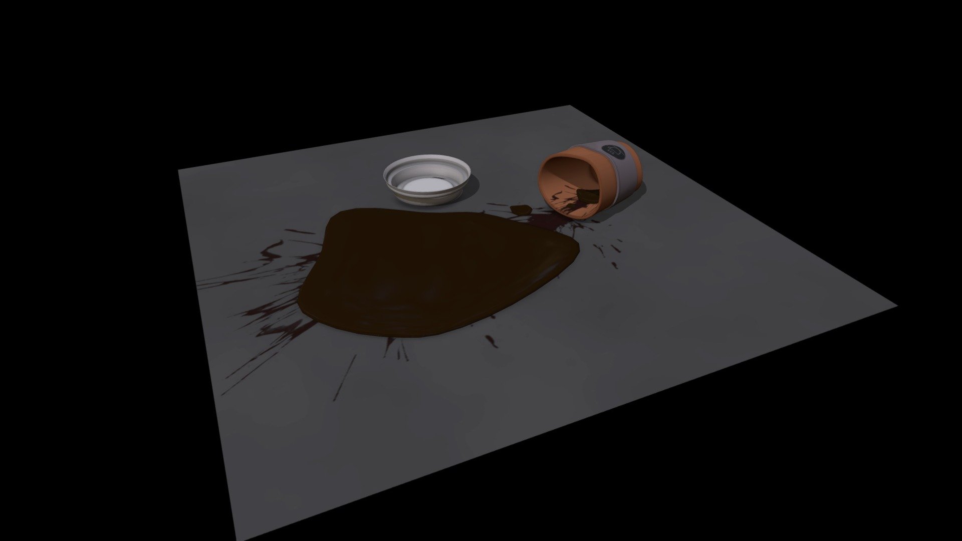 No Use Crying Over Spilt Coffee - Download Free 3D model by ...